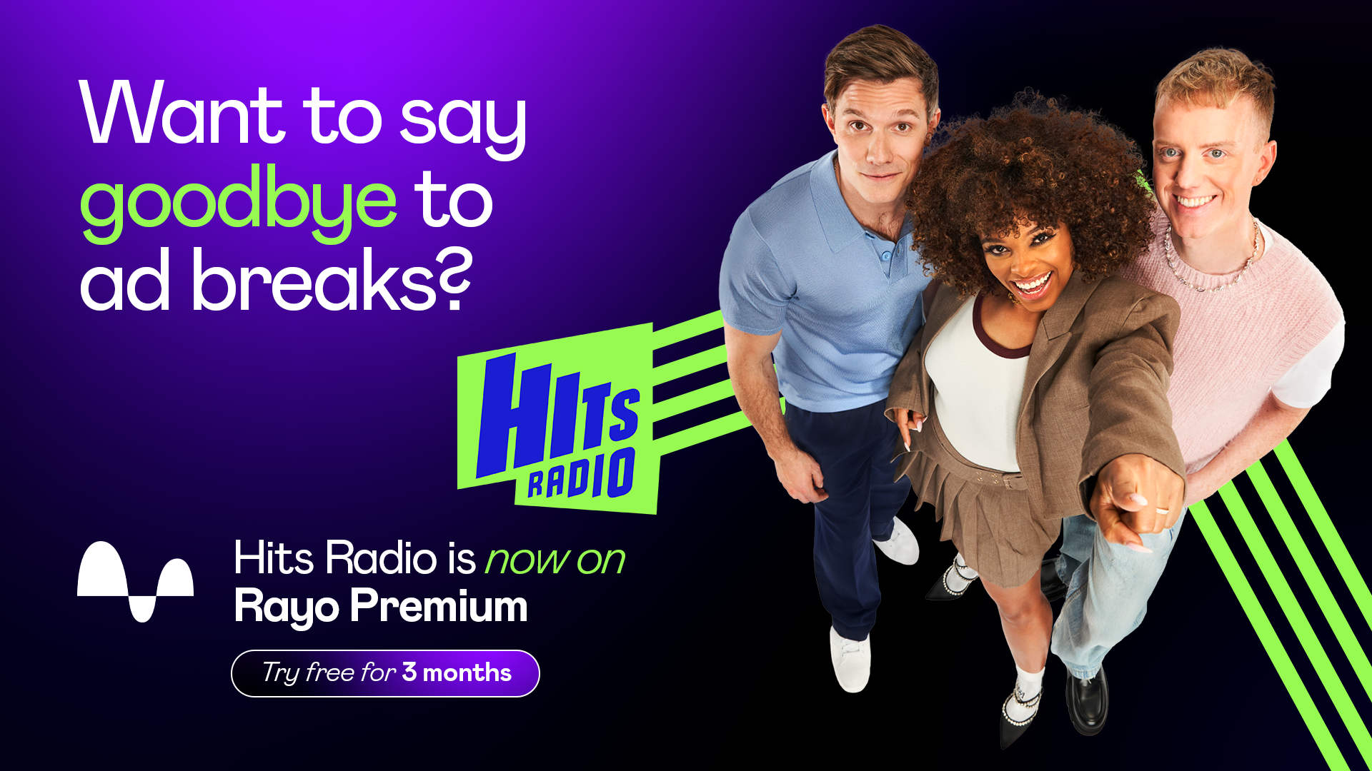 Hits Radio is now on Rayo Premium