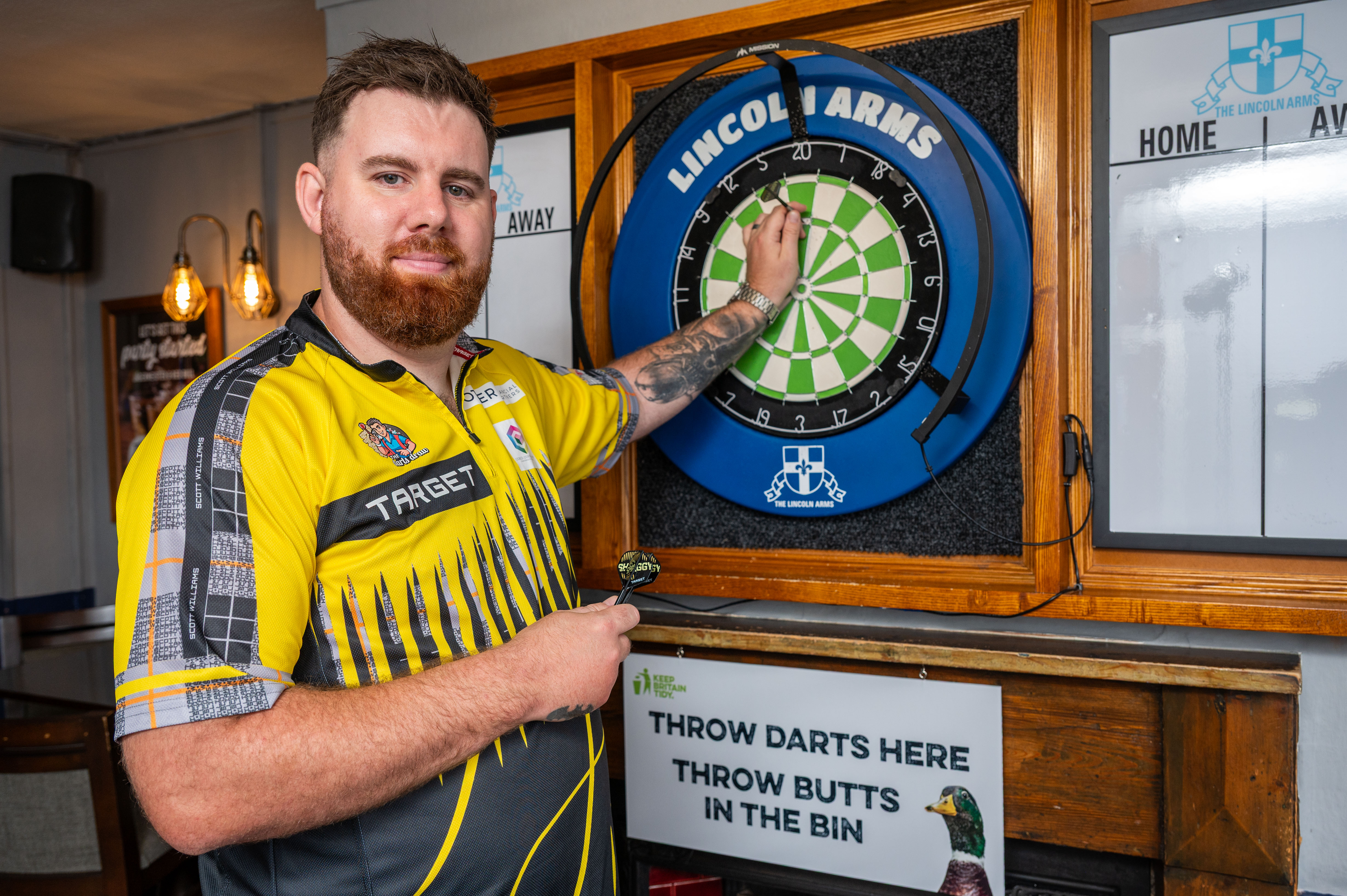 Spalding darts star fronts new campaign to reduce cigarette litter ...