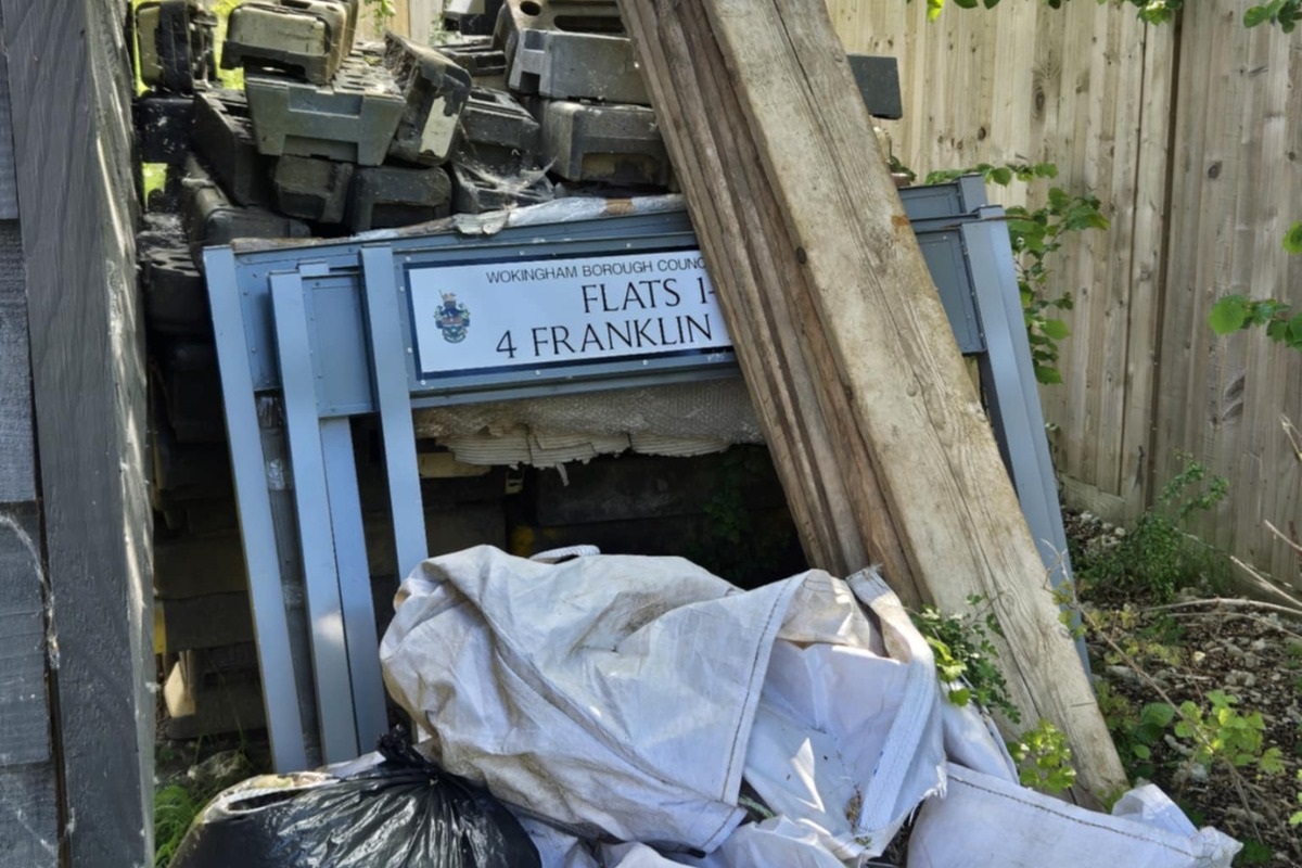 Street signs dumped near park in Wokingham | News - Greatest Hits Radio ...