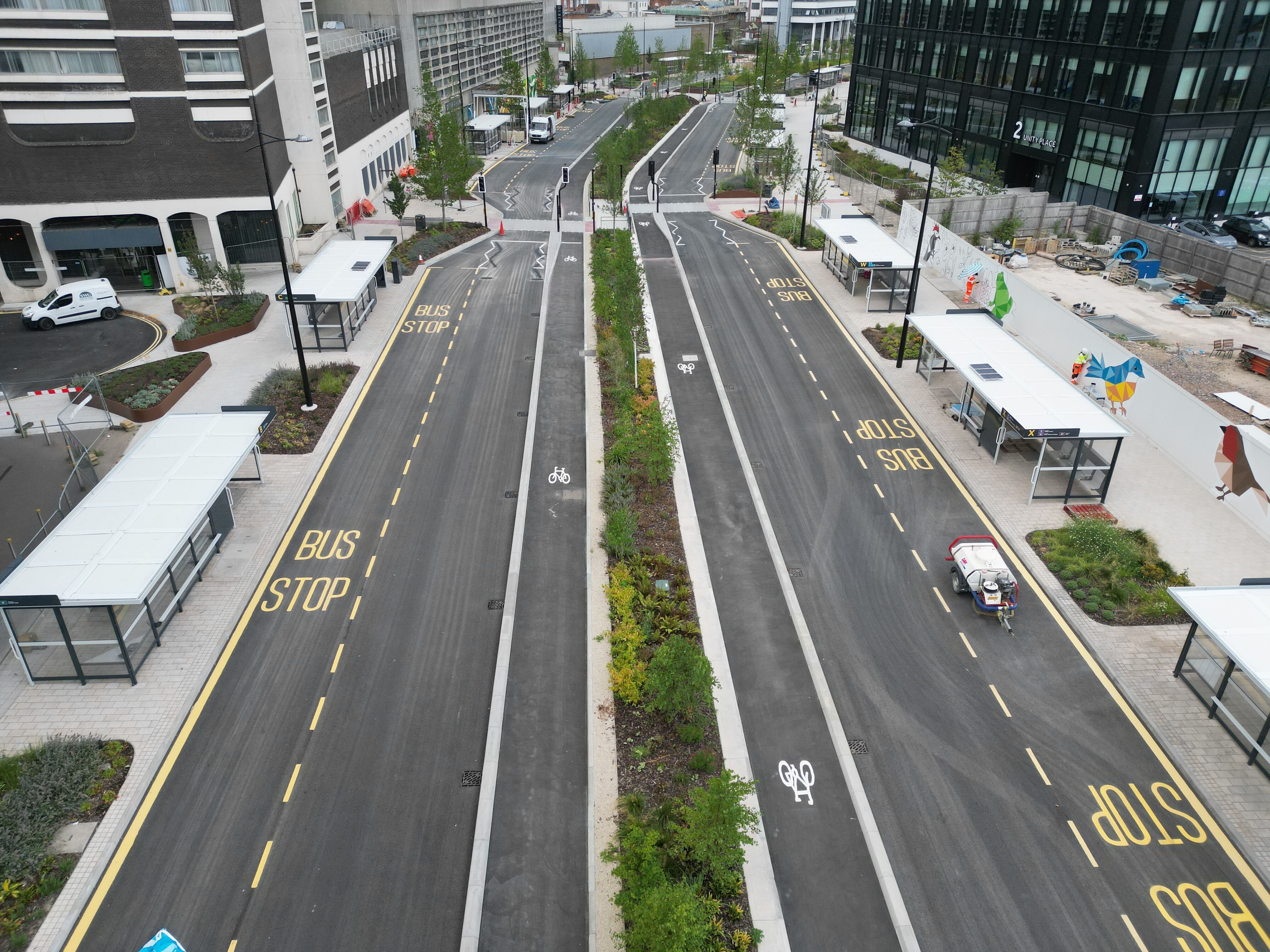 Fleming Way reopens after three years of development works