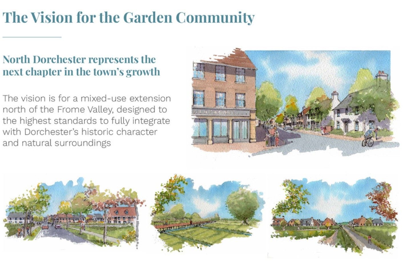 Dorchester North development pledges greener future than Poundbury