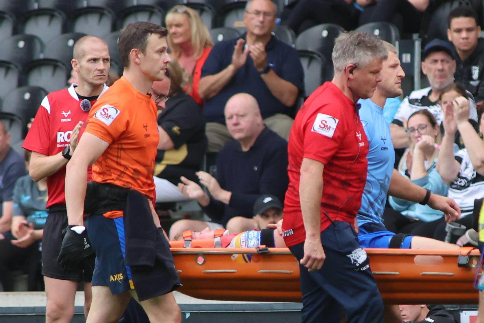 Max Simpson taken to hospital 'as a precaution' after injured in Leeds ...