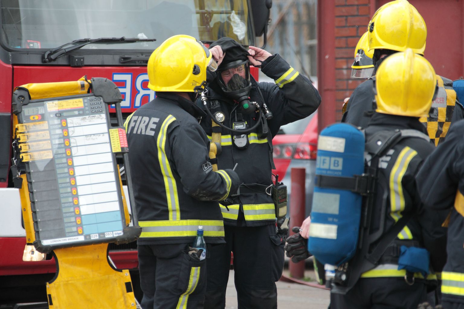 Firefighters tackling blaze involving high-rise in White City