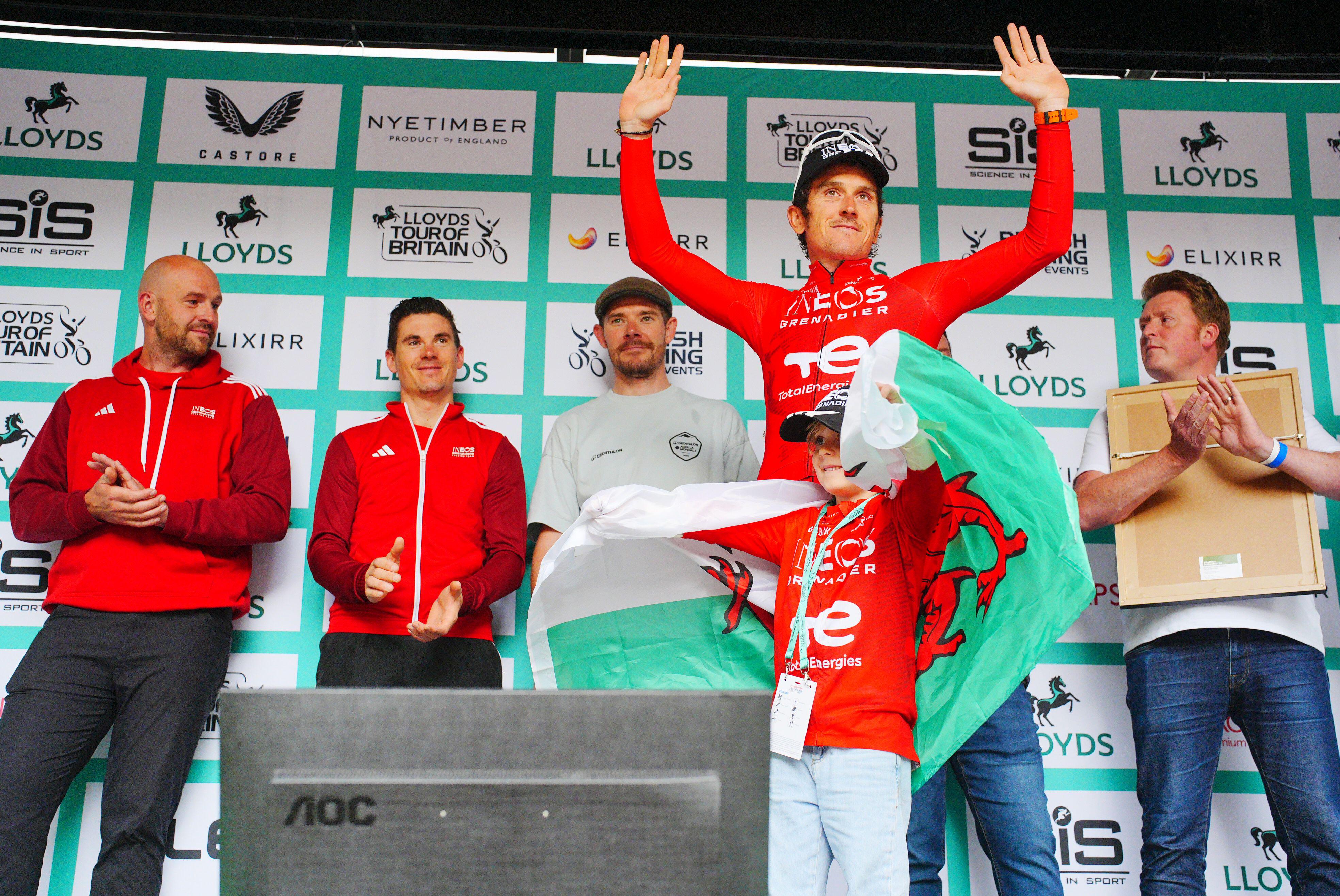 Geraint Thomas 'emotional' as cycling career ends at Tour of Britain in ...