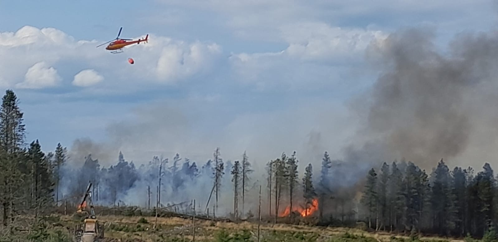 Fire Service maintains major incident as crews battle wildfire