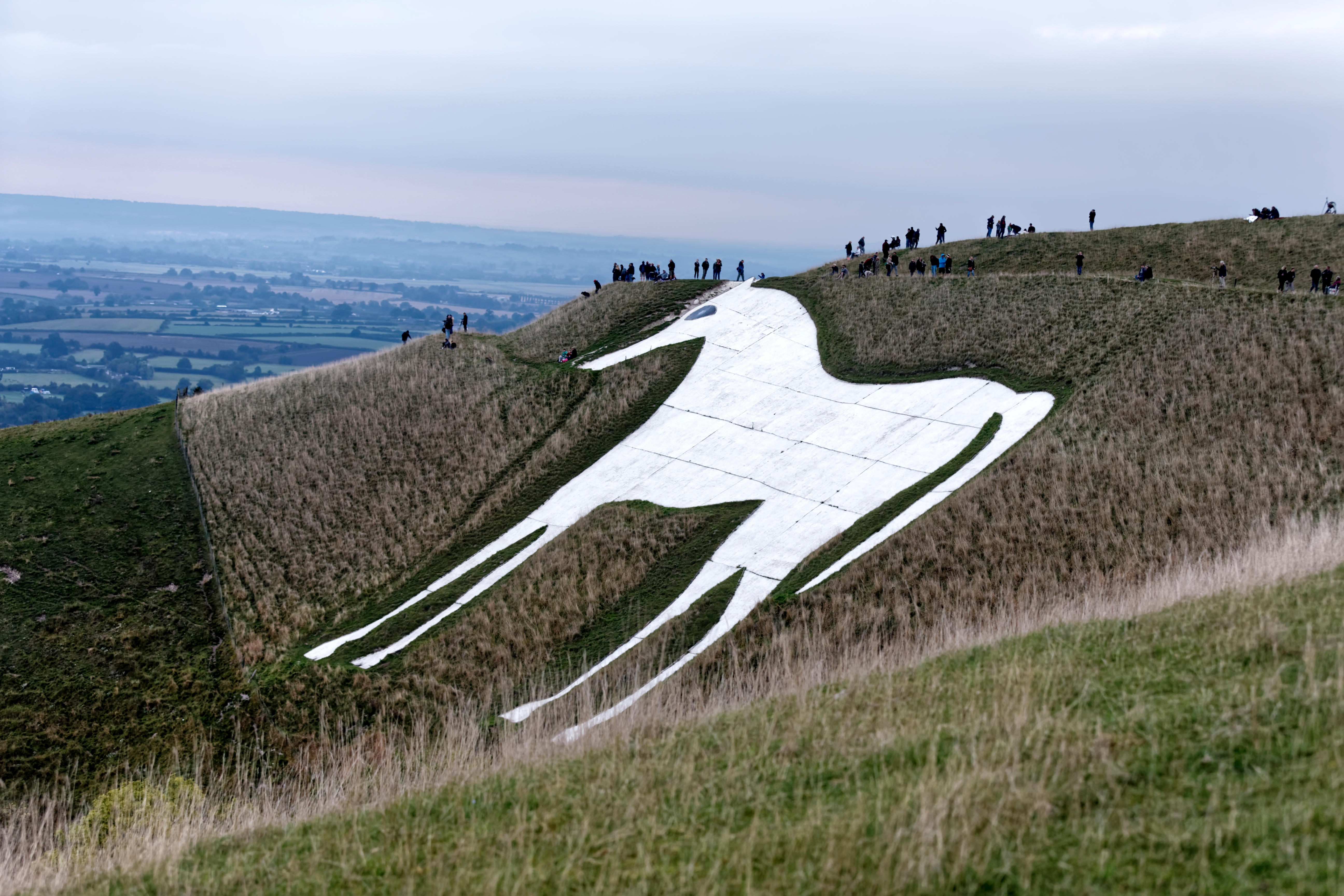 Minimal damage caused to Westbury White Horse by St George's cross ...