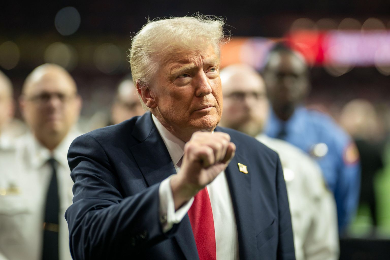 Officers prepared for high-threat incident ahead of Trump visit, police say