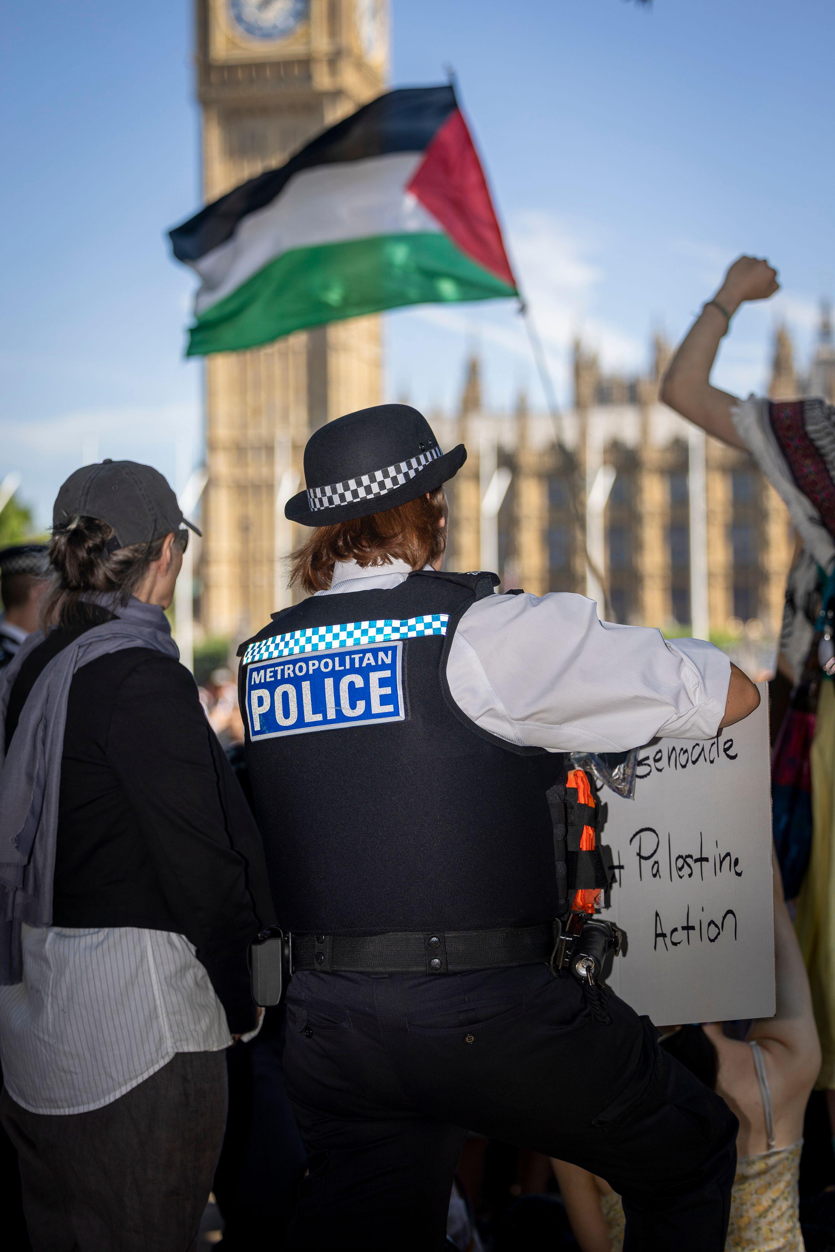 First people charged with supporting Palestine Action plead not guilty