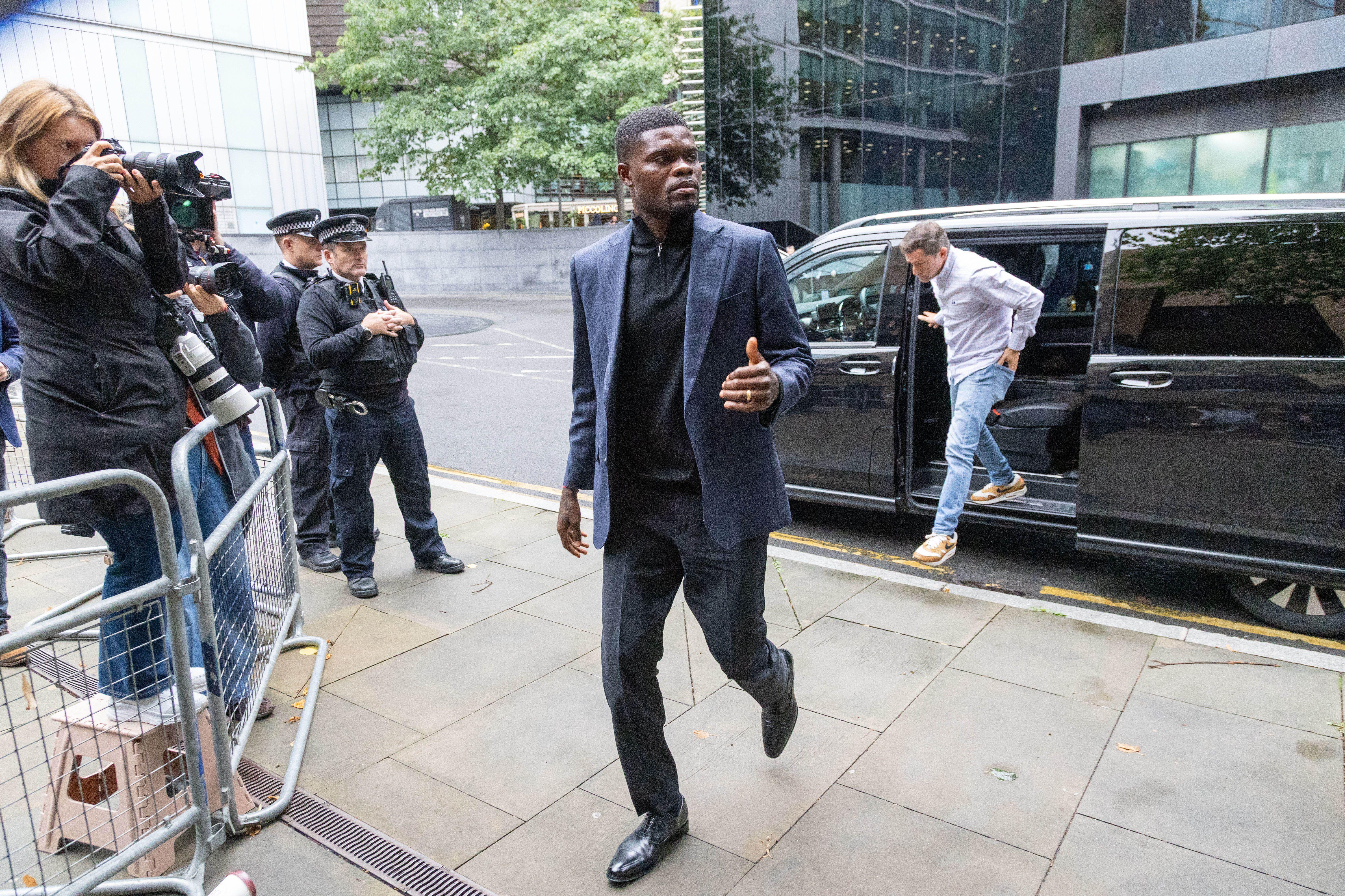 Ex Arsenal midfielder Thomas Partey denies raping two women