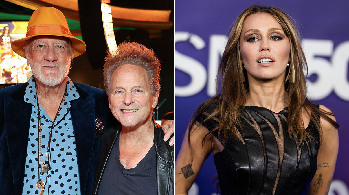 Mick Fleetwood and Lindsey Buckingham join forces with Miley Cyrus on ...