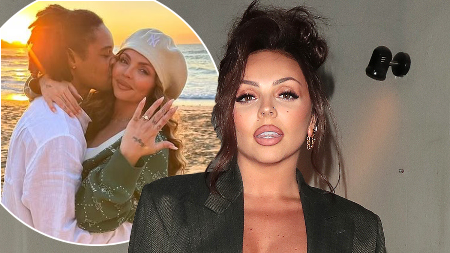 Jesy Nelson and Zion Foster are engaged