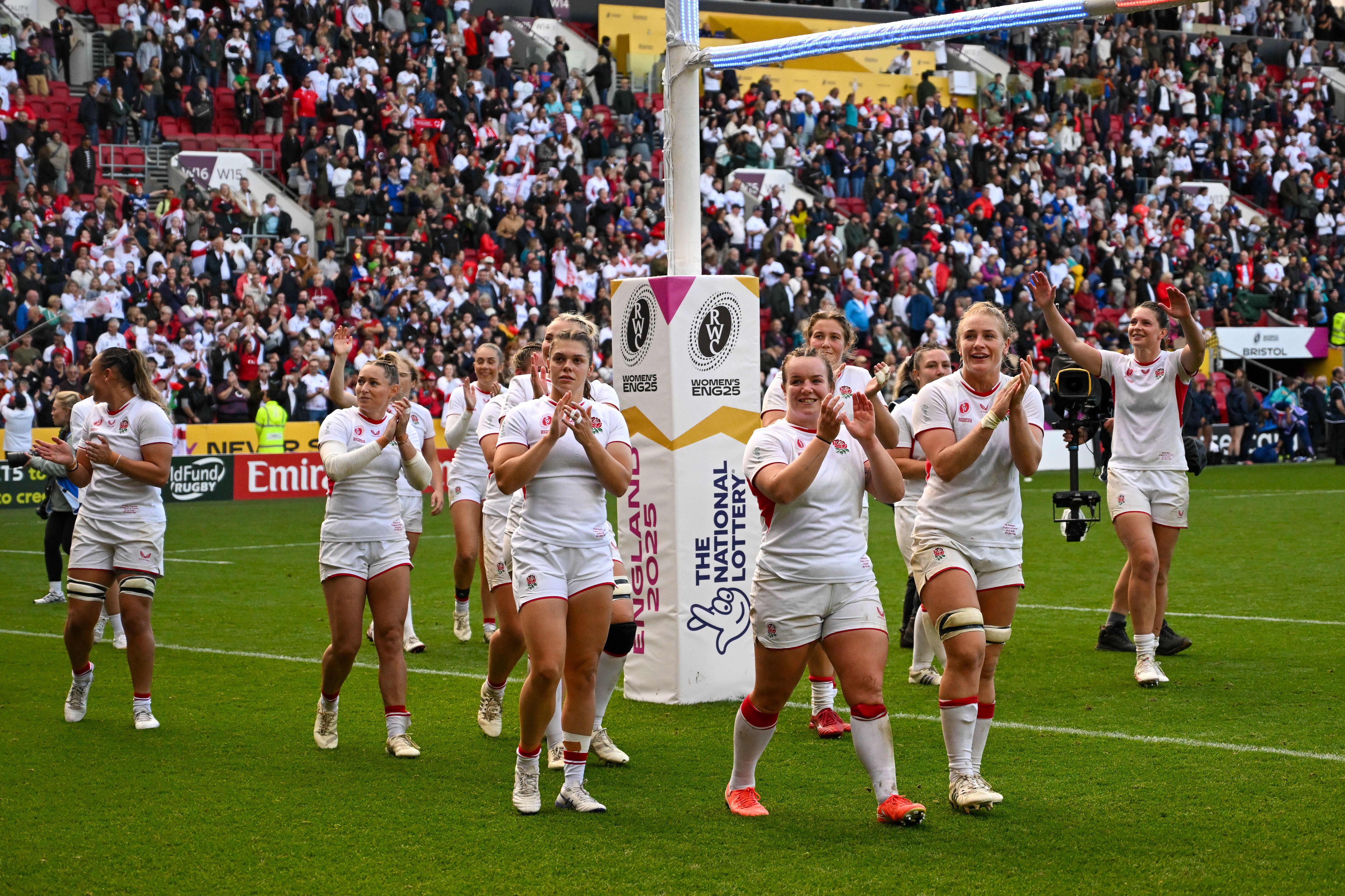 England take on Canada in Rugby World Cup final today