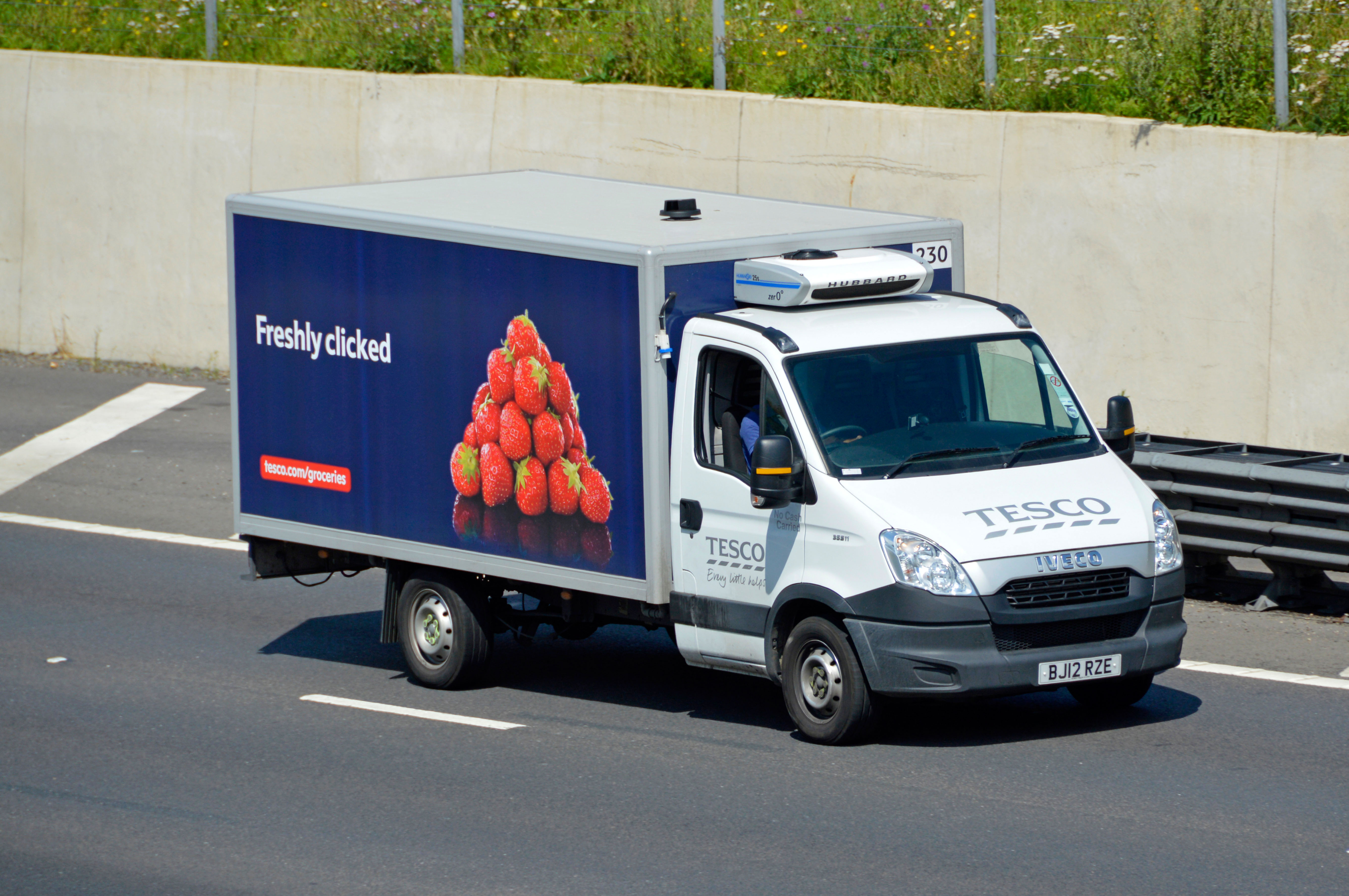 Pensioner dies after being hit by Tesco delivery van in North Wales