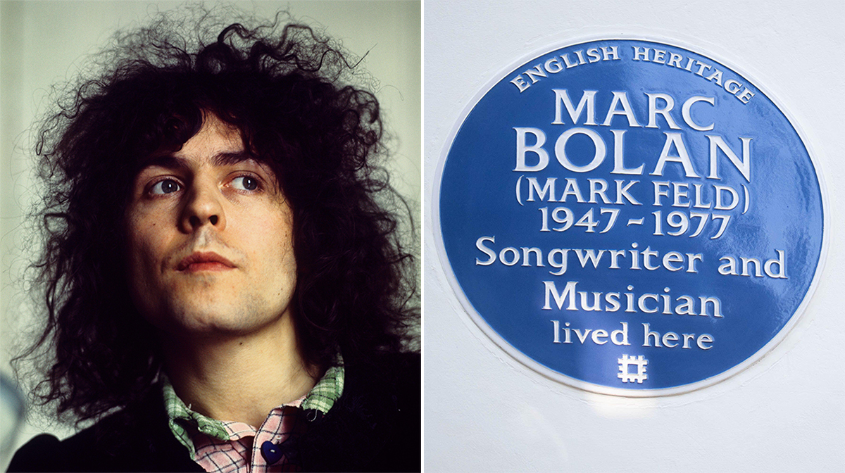 T. Rex legend Marc Bolan honoured with Blue Plaque outside London home
