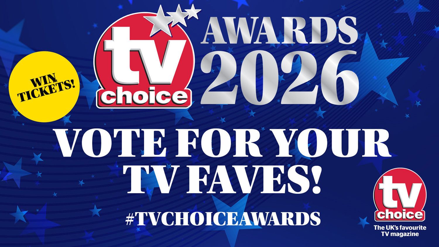 TV Choice Awards 2026: Shortlist voting now open