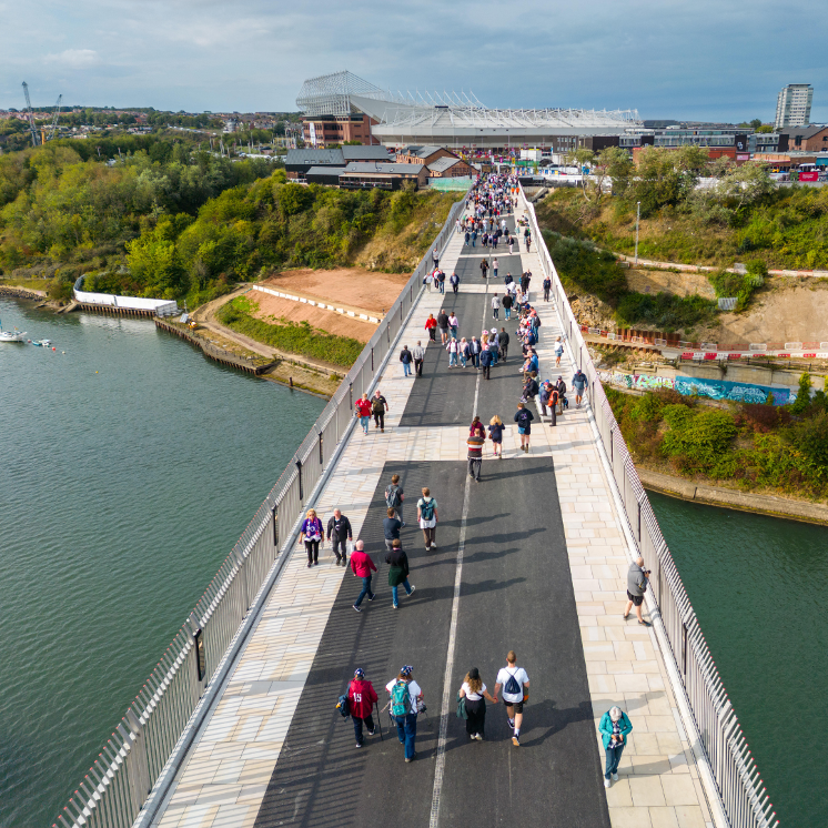 Sunderland's new Keel Crossing Bridge opens today