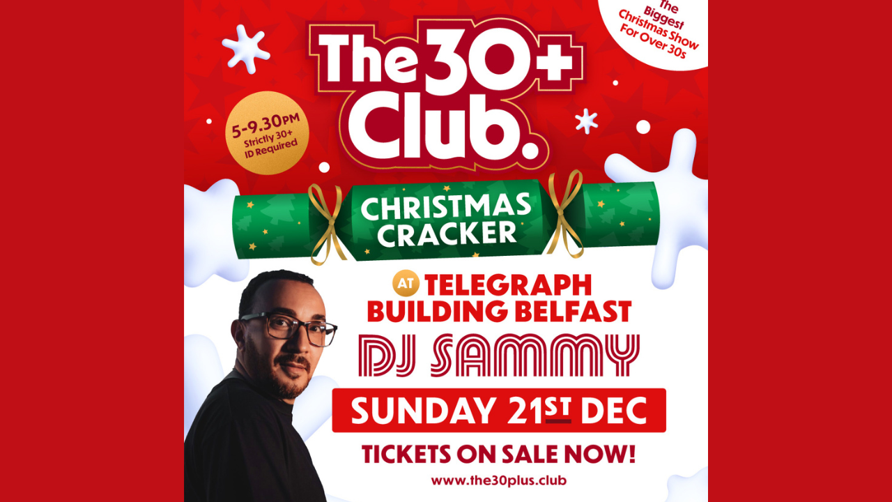 The 30+ Club Pulls a Christmas Cracker with DJ Sammy in The Telegraph Building