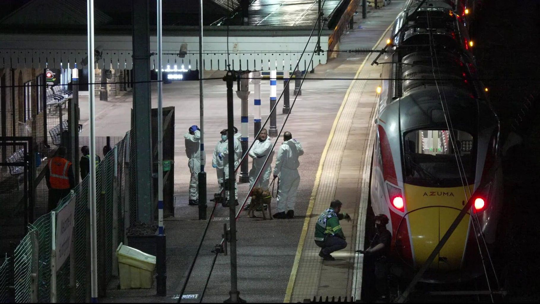 Nine suffer life-threatening injuries as terror police probe train ...