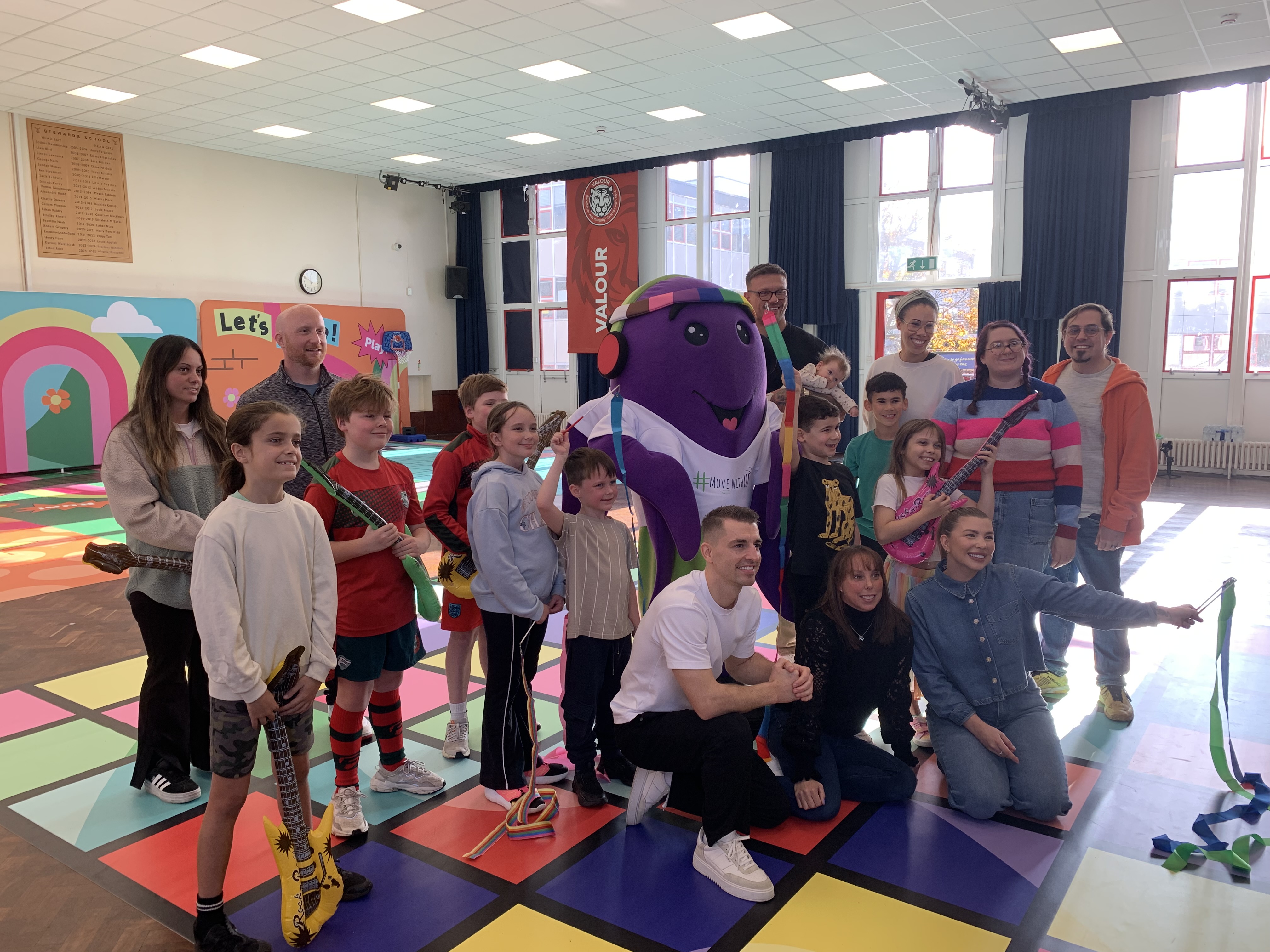 Olympians and celeb parents at launch of national child exercise ...