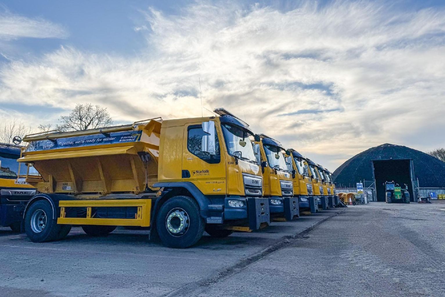Norfolk grit lorries get new names | News - Greatest Hits Radio (West ...