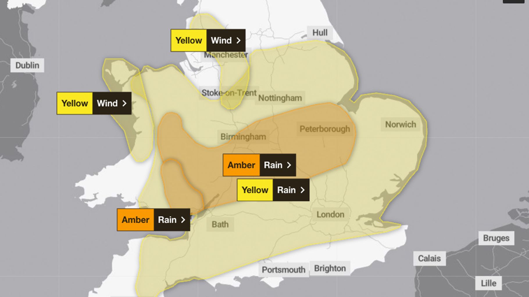 Storm Claudia: month’s worth of rain in a day possible