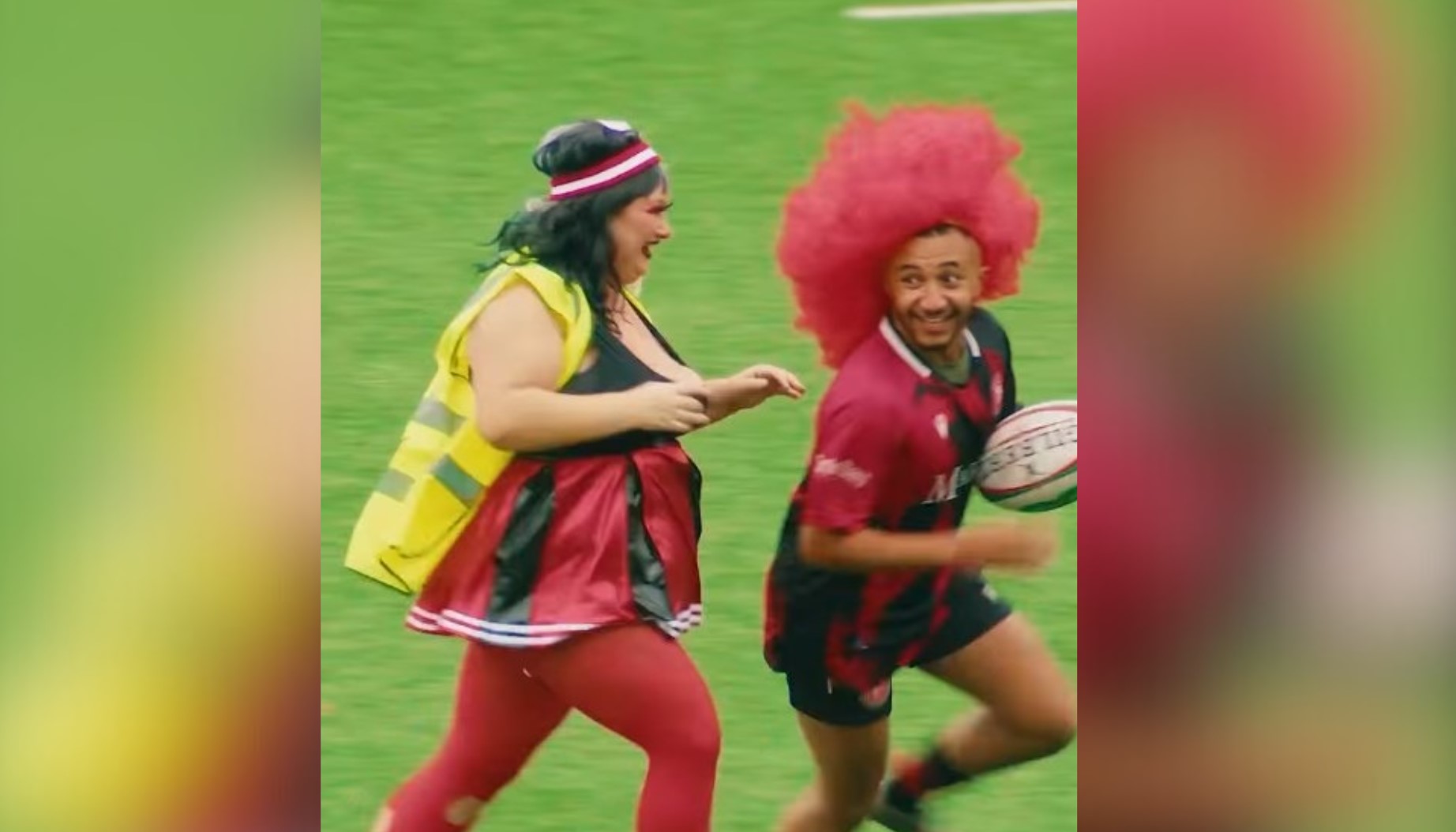 Drag Queens kick off their heels for annual rugby match in Cardiff