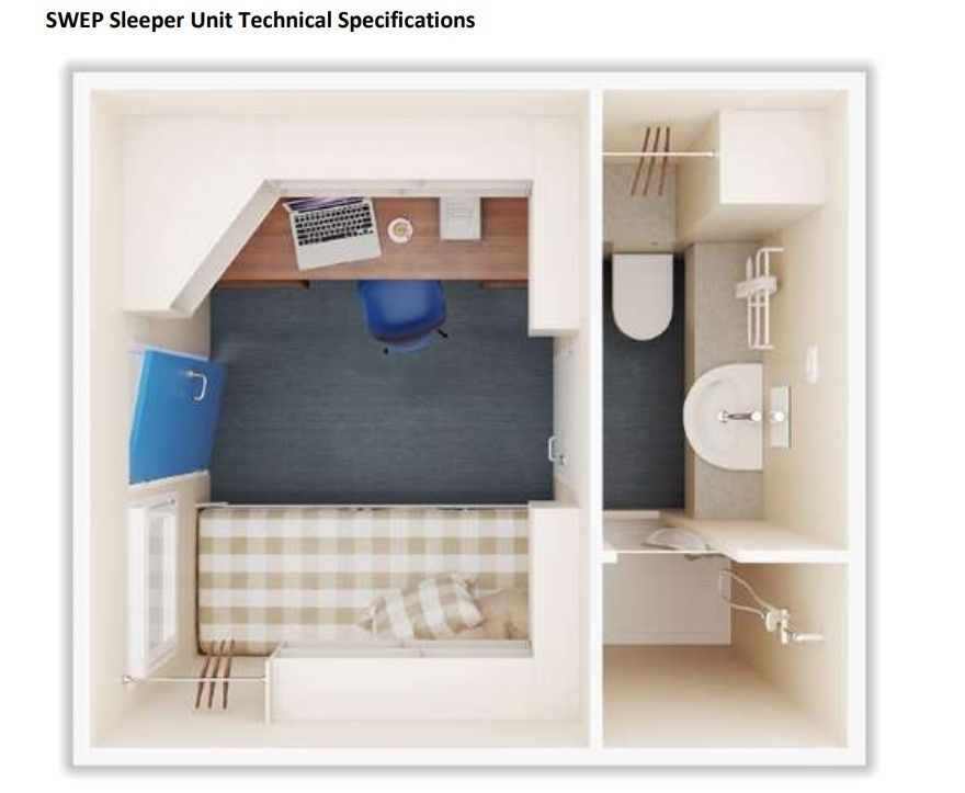 Sleeper pods offer new hope for the ‘most vulnerable’ street homeless