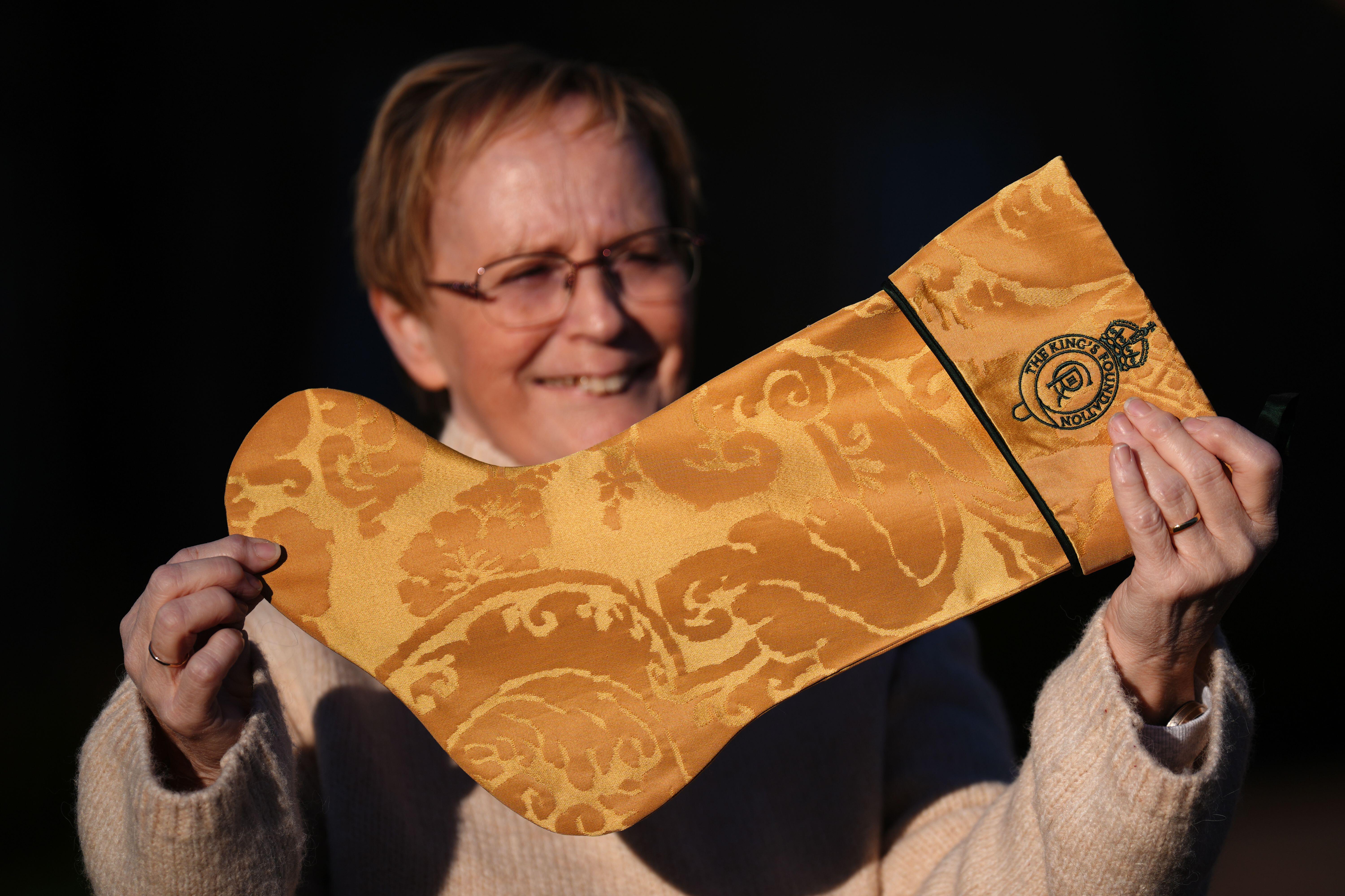 Royal Sandringham curtains recrafted into charity Christmas stockings ...