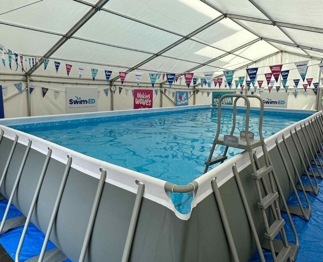 Pop-up swimming pool at Peterborough school teaching water safety in ...