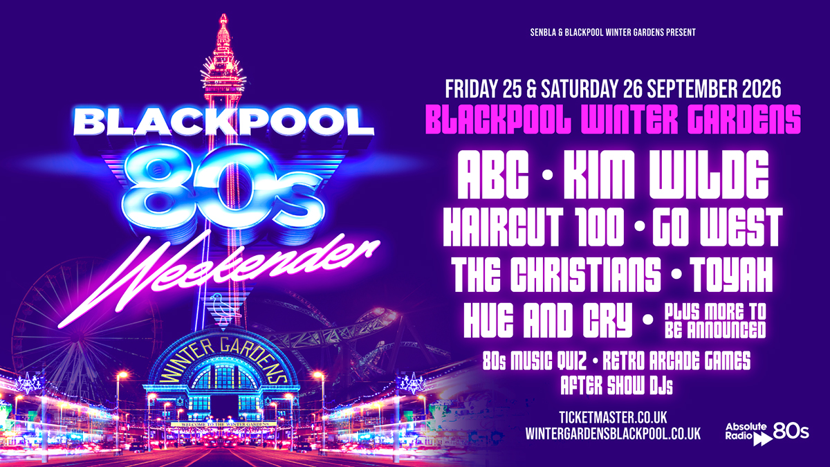 Pre-sale: ABC, Kim Wilde and more for inaugural Blackpool 80s Weekender