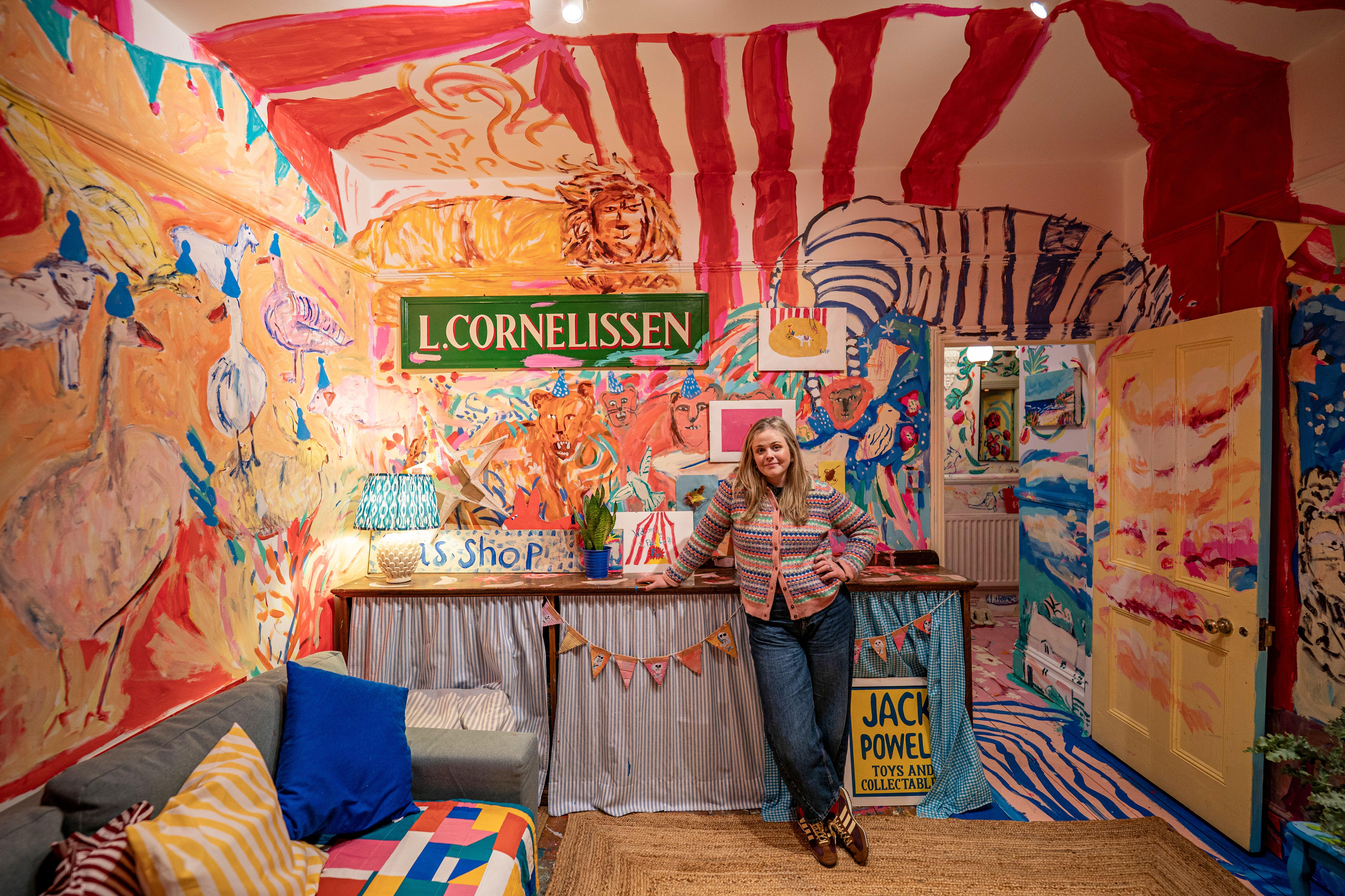 Devon home hand-painted by artist goes on the market for £2million
