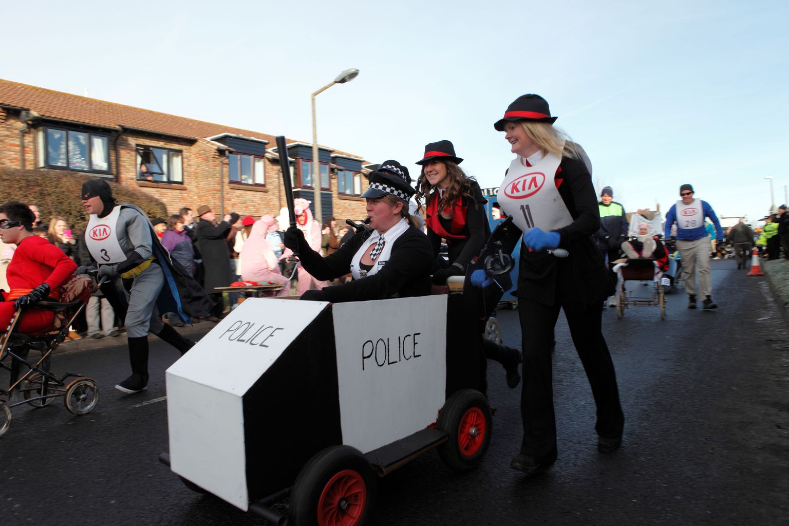 Pram chaos as Sussex town kicks off kooky Boxing Day tradition | News ...
