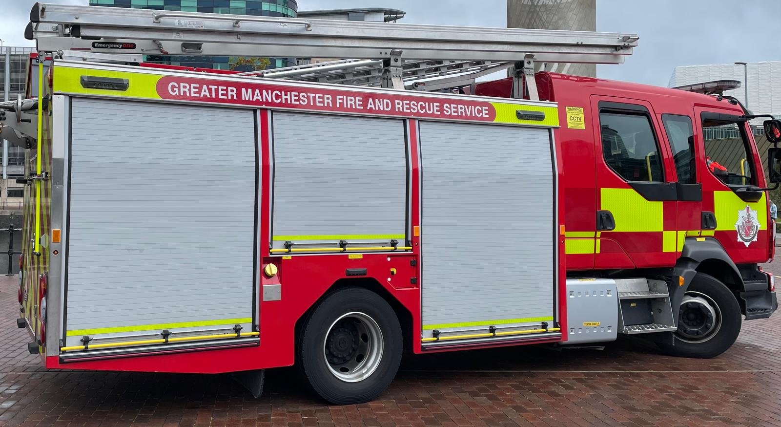 Man and dog found dead after fire on a canal boat in Standish