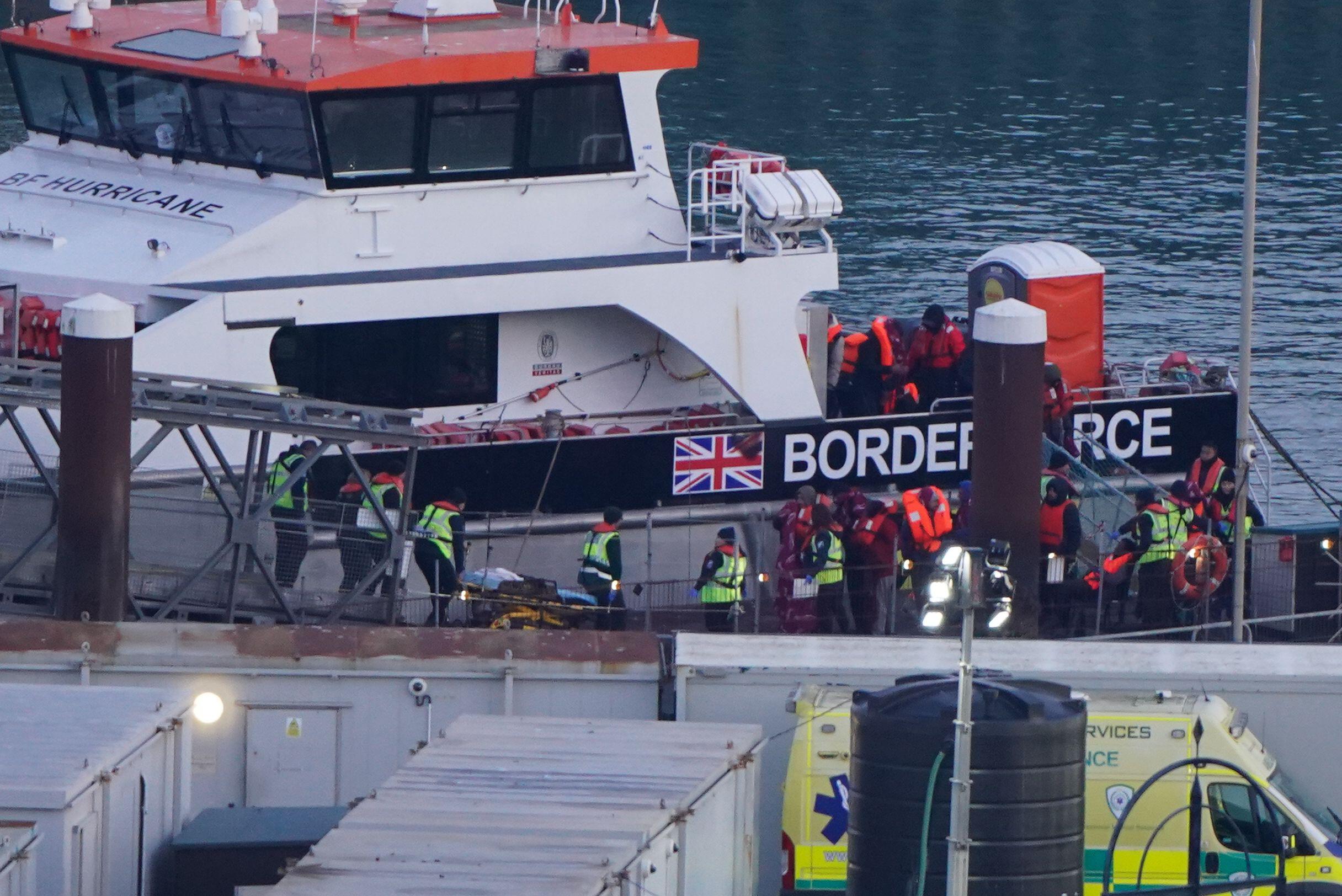 Migrants arrive in Dover for first time this year after crossing ...