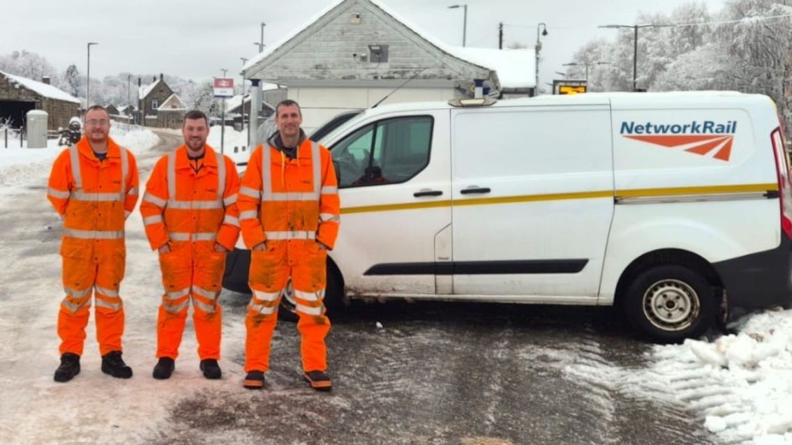 Insh woman hails hero Network Rail workers who rescued her from snow