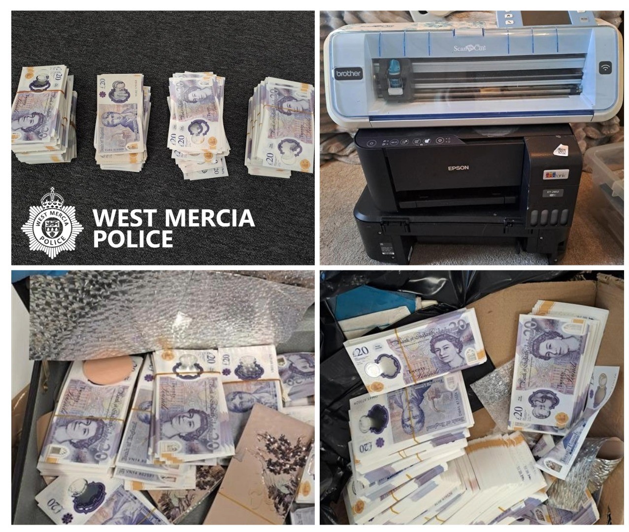 Man arrested after more than £100,000 in counterfeit cash seized in ...