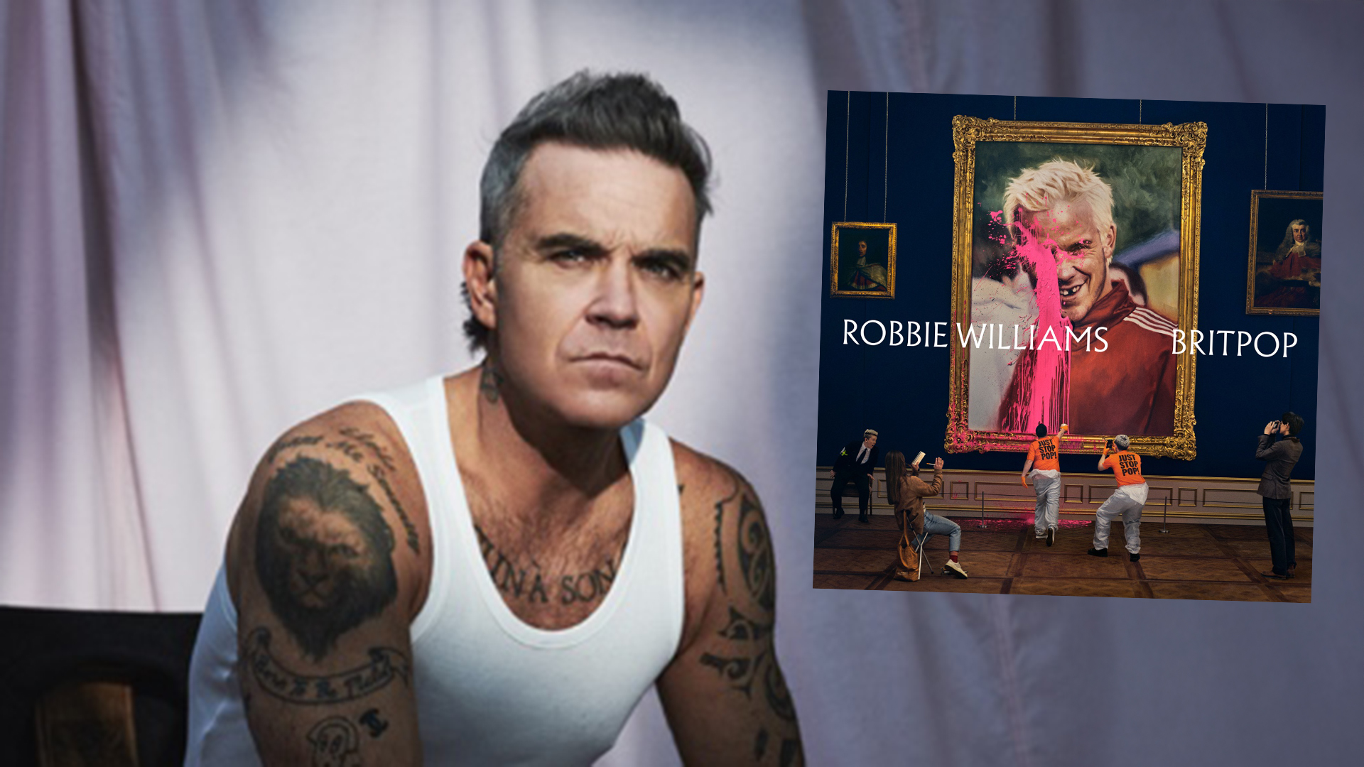 Robbie Williams surprises fans by releasing 'BRITPOP' album early