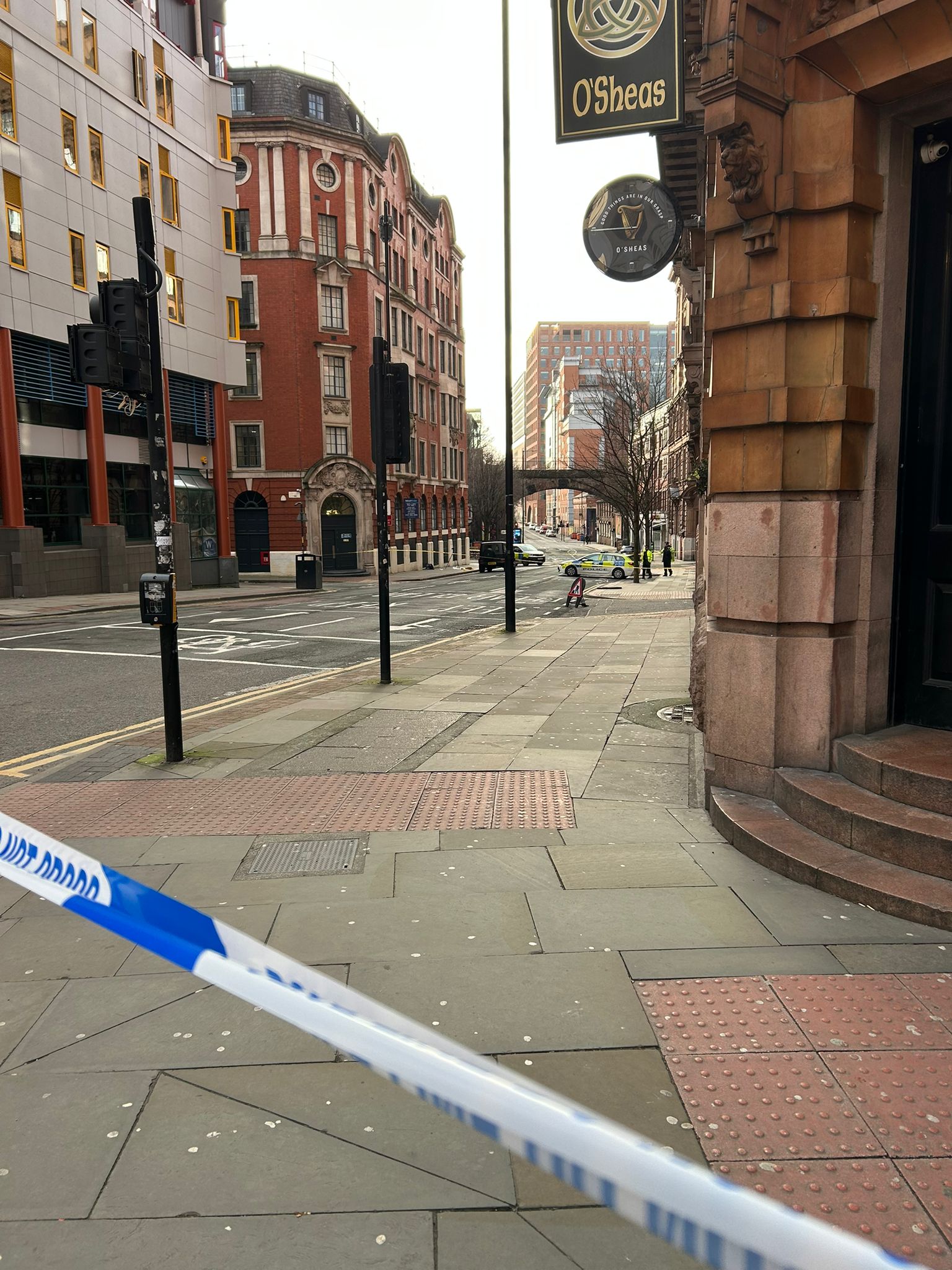 Six men arrested following shooting in Manchester city centre