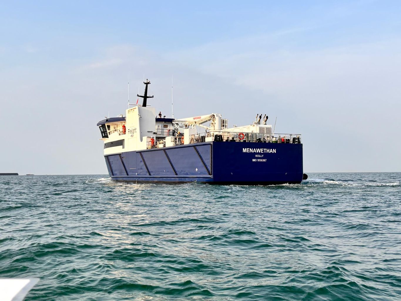New Isles of Scilly freight vessel begins sea trials in Vietnam