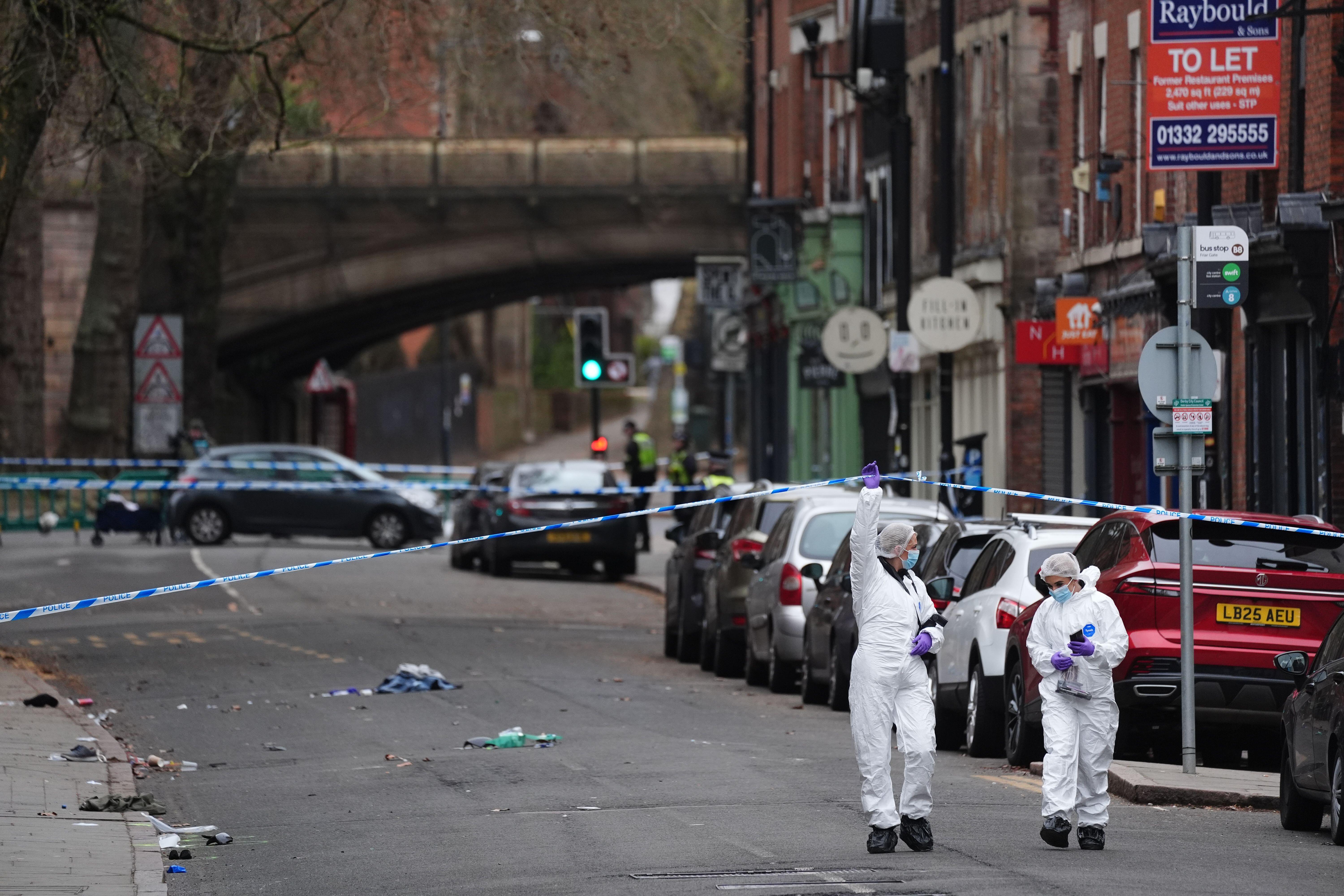Counter-terror detectives helping investigate Derby crash