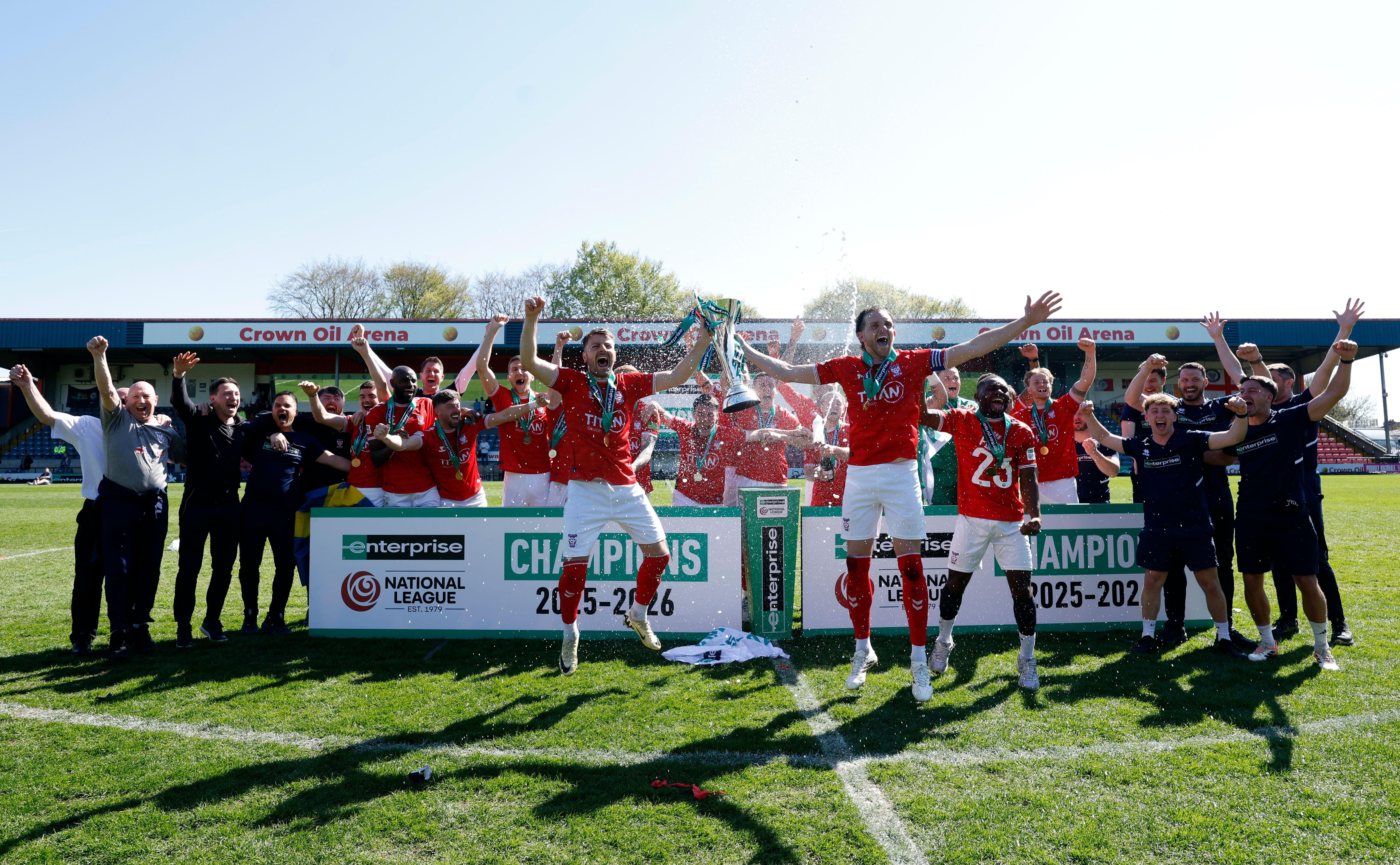 Dramatic draw with Rochdale secures York City promotion and National ...