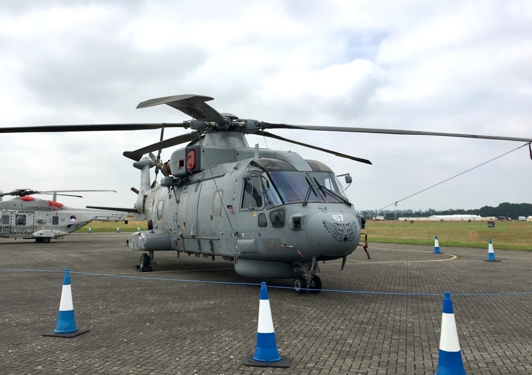 MoD confirm Royal Navy helicopter crashes in Devon