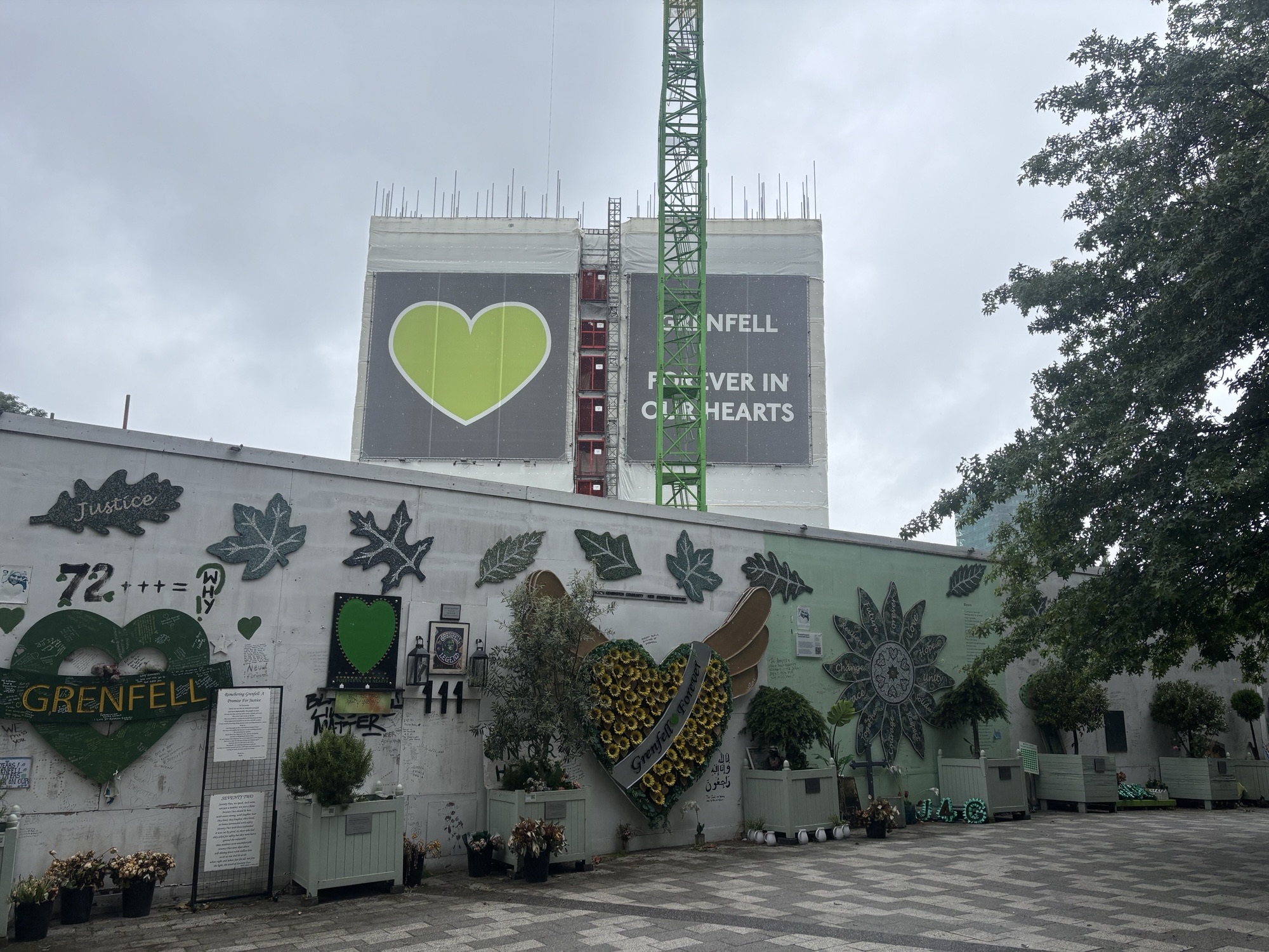 Grenfell remembered on final anniversary before tower’s complete demolition