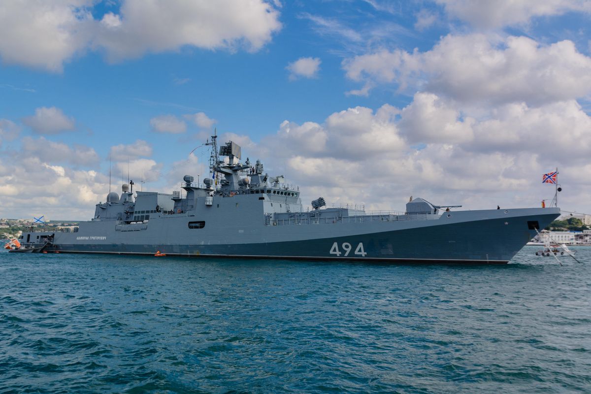 British couple recount scary encounter with Russian warship off Isle of ...