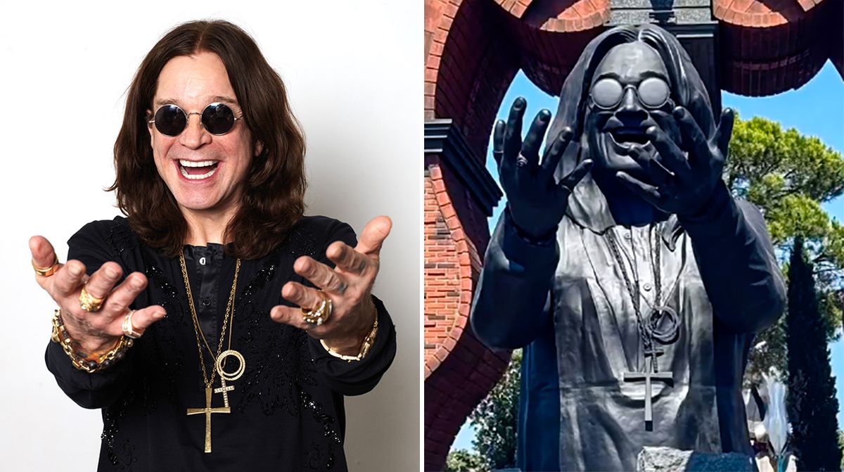 Ozzy Osbourne statue unveiled at Hellfest