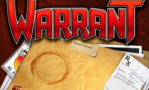 Logo Van Warrant Band Warrant Band Logo T Shirt, Men's Graphic Rock