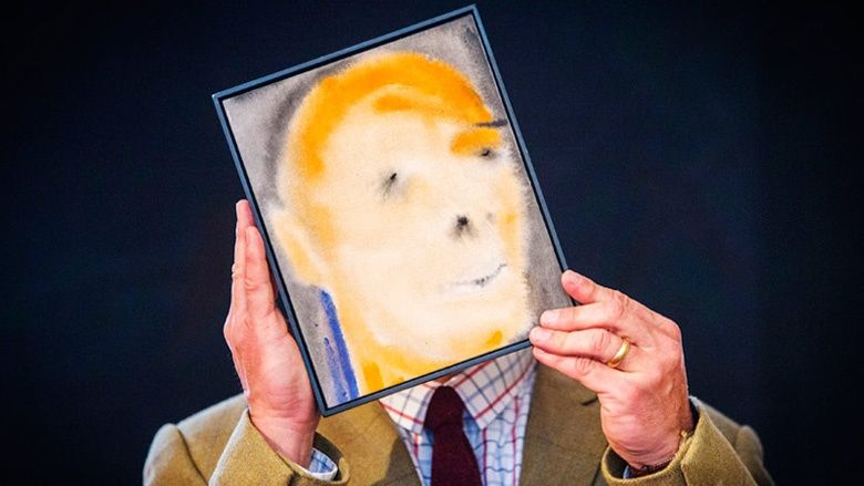 David Bowie self-portrait sells for £22,500