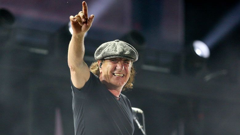 Brian Johnson honoured with bronze plaque on Tyneside walk of fame
