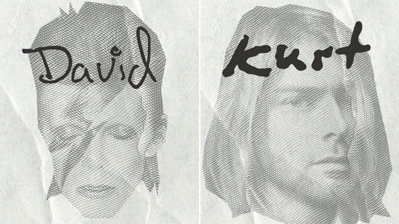 David Bowie and Kurt Cobain’s handwriting turned into fonts