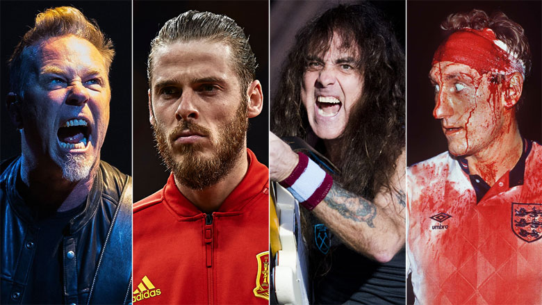 Footballers who love rock and heavy metal music